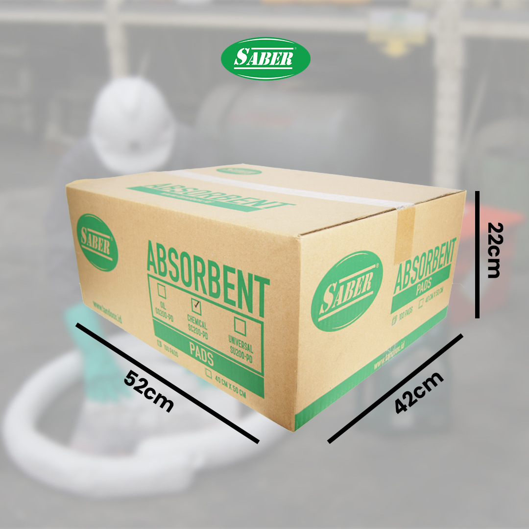 Saber | Absorbent – SABER® Chemical Absorbent Pad 200
