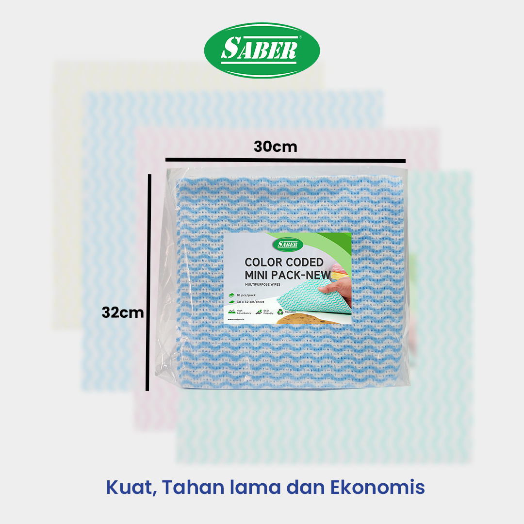 Saber | Horeca Wipes – SABER® Color Coded Wipes - Mini Pack NEW