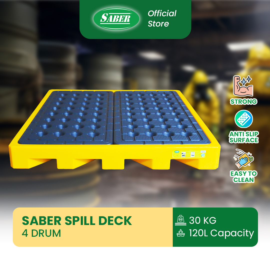 Saber | Spill Containment – SABER® Spill Deck 4 Drum